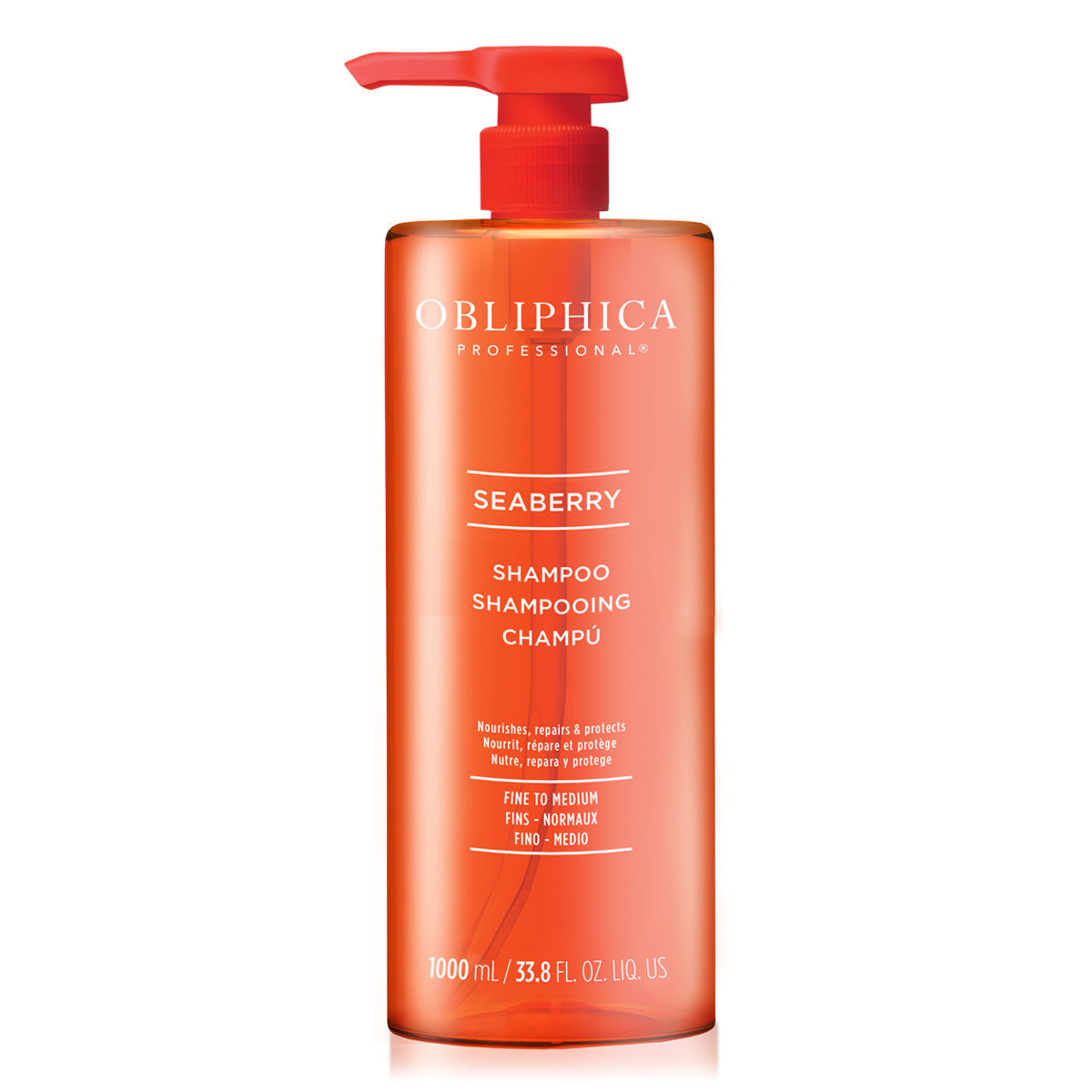 Seaberry Shampoo - Fine to Medium - 33.8 fl oz. / 1L — Obliphica ...