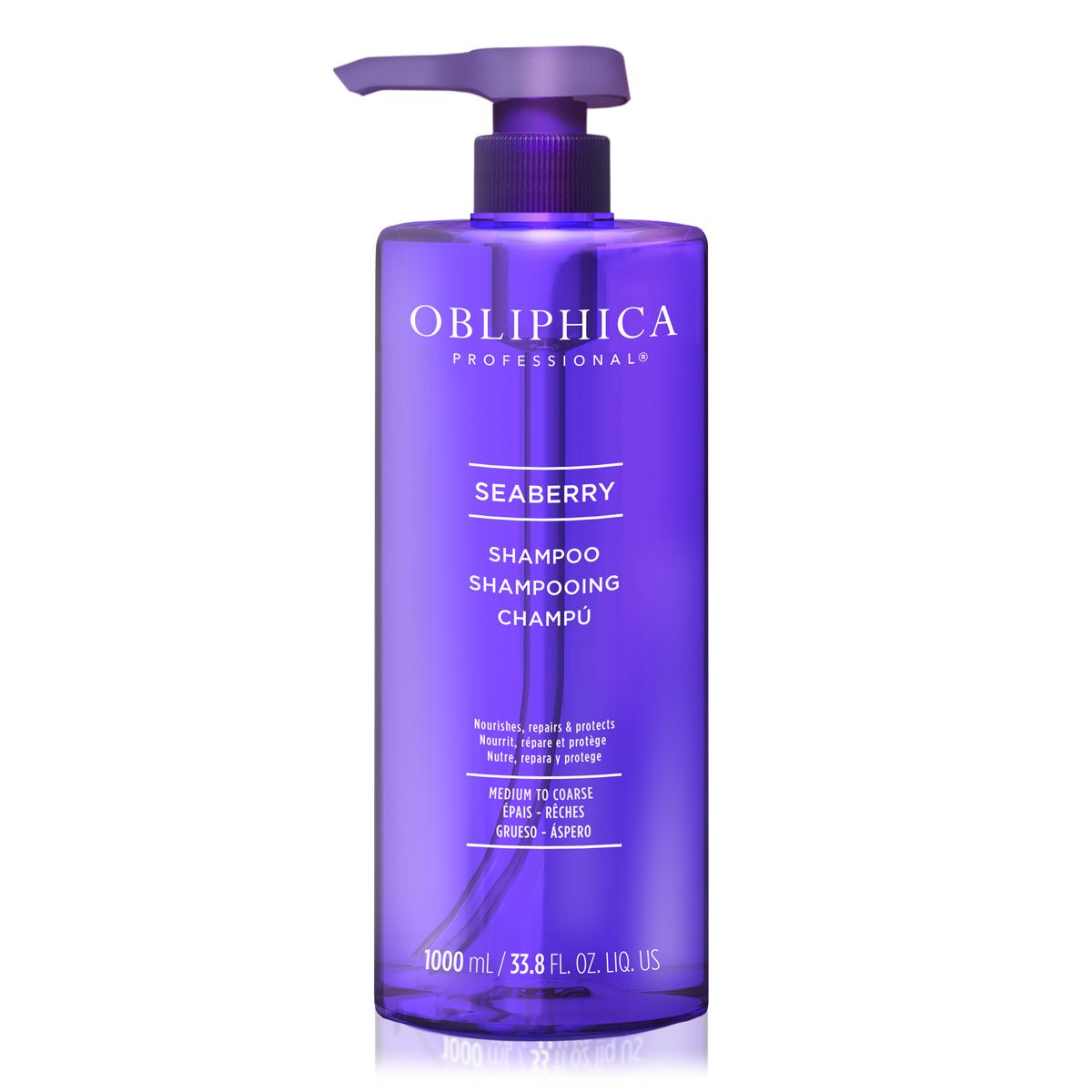 Seaberry Shampoo - Medium to Coarse - 33.8 fl oz. / 1L — Obliphica ...